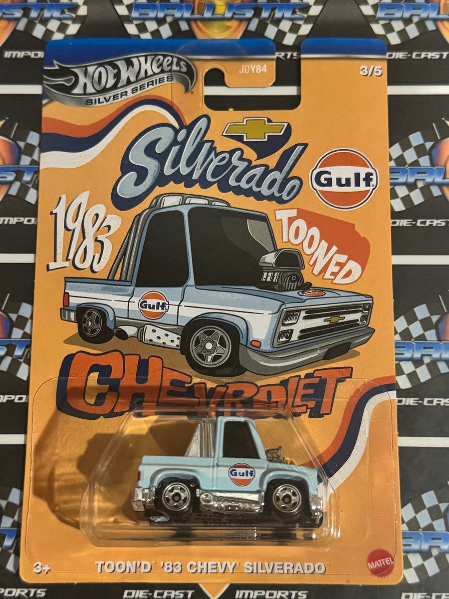 HW - Tooned Gulf - Chevy Silerado – www.ballistic-diecast.co.za